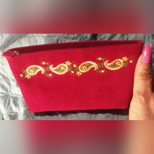 Etienne Aigner | Bags | Etienne Aligner Suede Leather Coin Purse Nwot ...